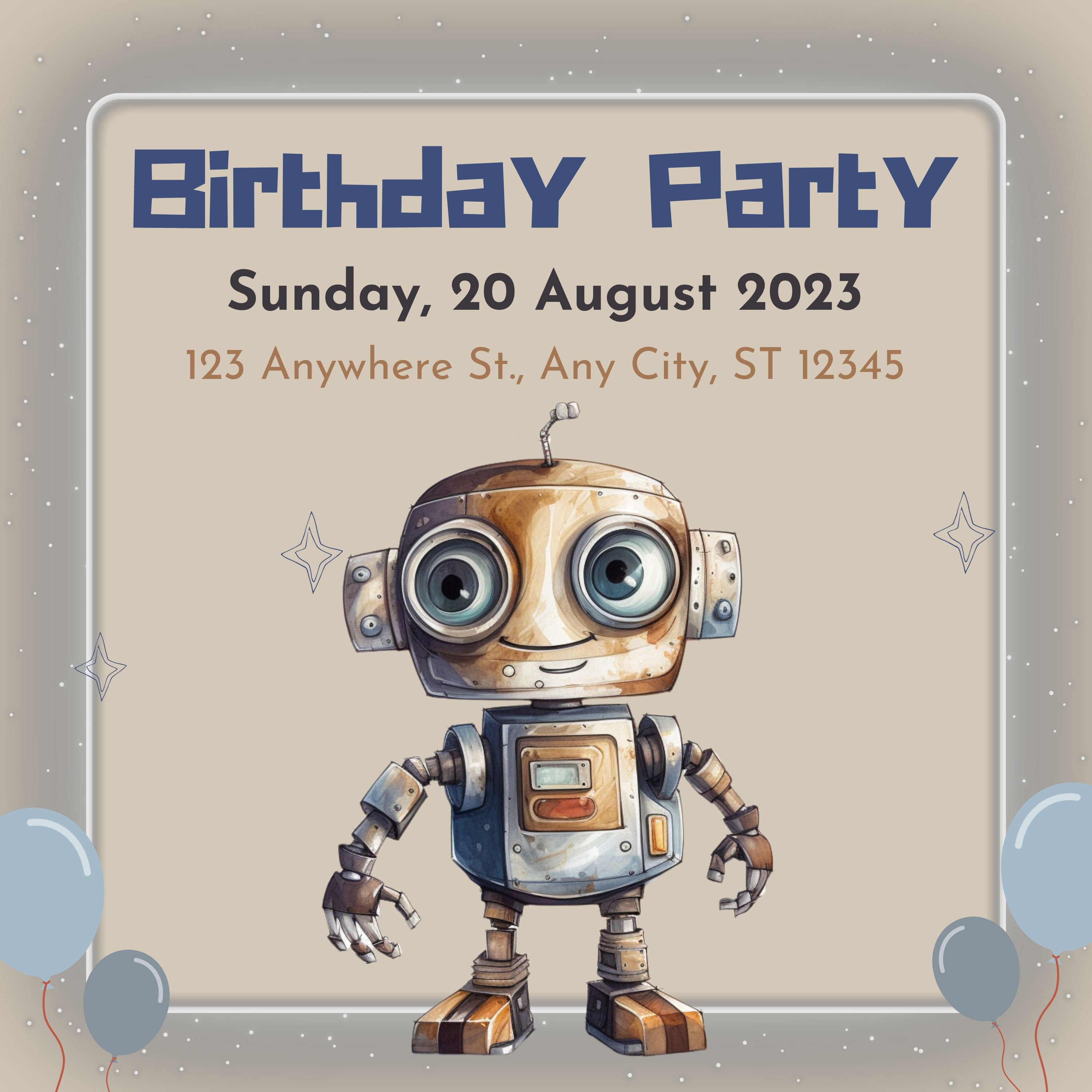 Robots Clipart, Cute Robot Watercolor Clipart, Robots Clipart Bundle ...