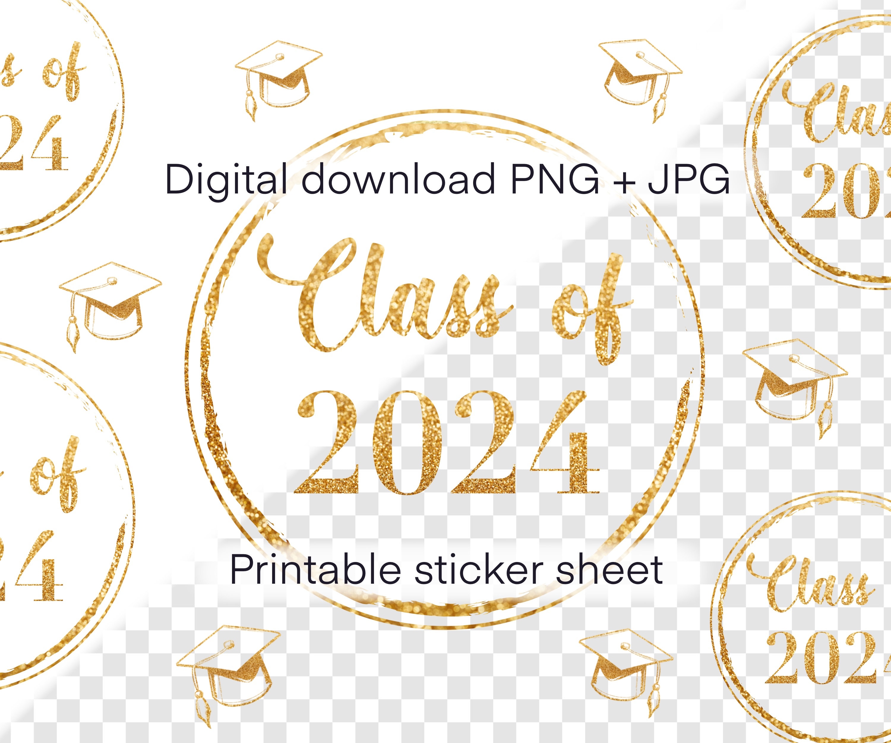Class of 2024, Graduation Design, Graduation Clipart, Printable ...