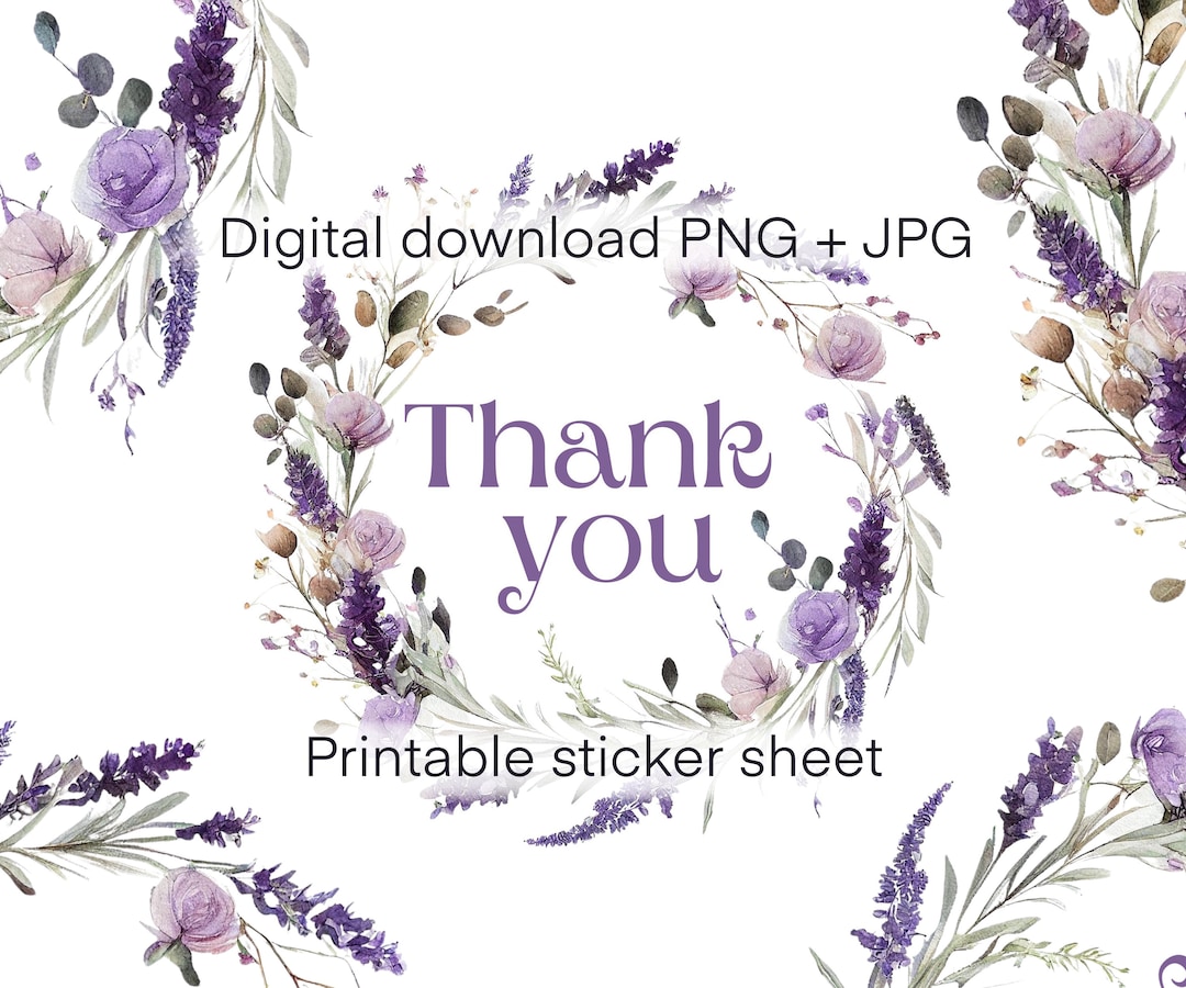 Thank You Circle Design, Thank You Clipart, Printable Thank You ...