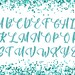 Glitter Alphabet PNG, Aqua Glitter Alphabet, Glitter Letters, Glitter ...