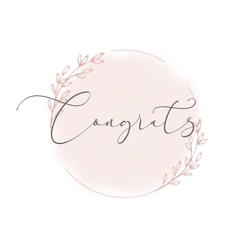 Blush Pink Brush Strokes Circle Clipart Watercolor Circle Frame Circle ...