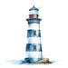 Nautical Clipart, Blue Clipart, Watercolor Clipart, Sailor Graphics ...