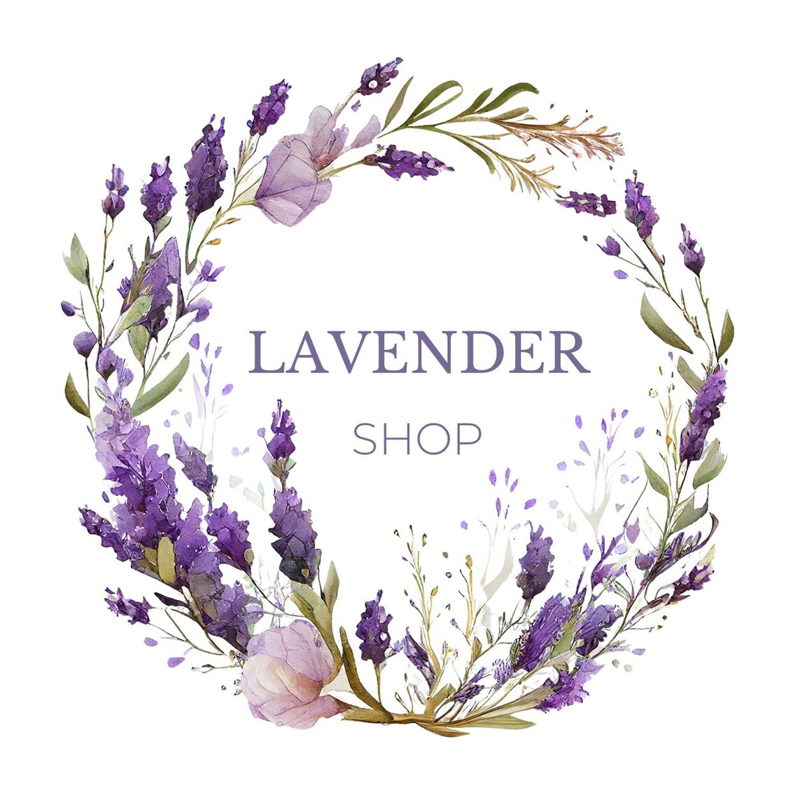 Lavender Frames Lavender Circle Frames Lavender Clipart - Etsy