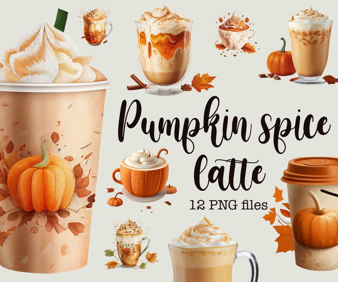 Pumpkin Spice Latte Clipart, Pumpkin Spice Latte PNG, Coffee Clipart ...