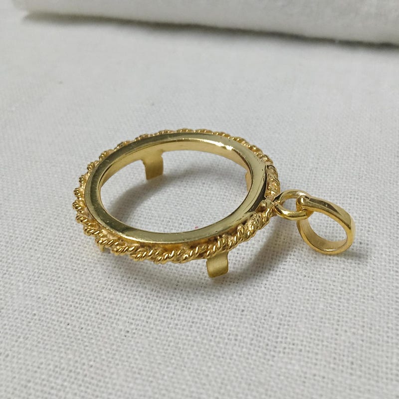 Coin Bezel British Coins - Etsy