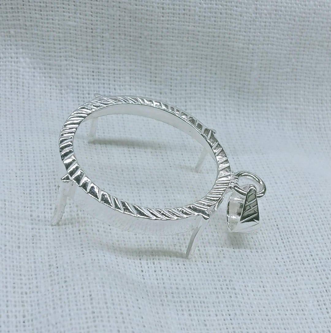 Sterling Silver Coin Holder Pendant: 5mm-70mm Bezel Frame - Etsy