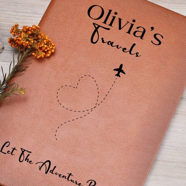 Personalized Leather Travel Journal Travel Journal for Women Australia ...