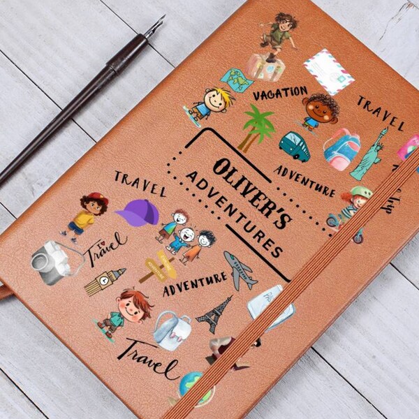 Personalized Travel Journal Teen Travel Journal, A5 Leather Journal ...
