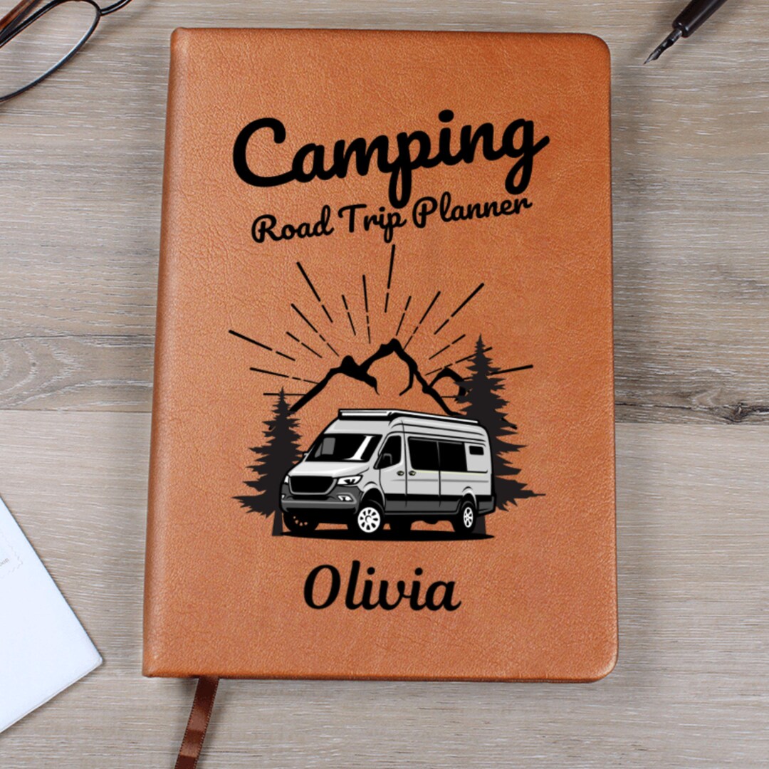 Personalized Camping Journal Custom Travel Notebook Outdoor Adventure ...