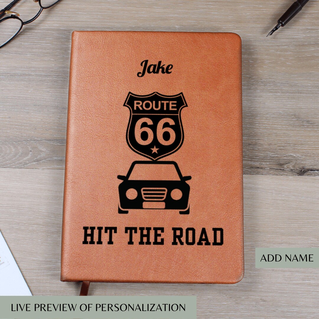 Personalized Route 66 Travel Journal – Road Trip Planner & Memory Book ...