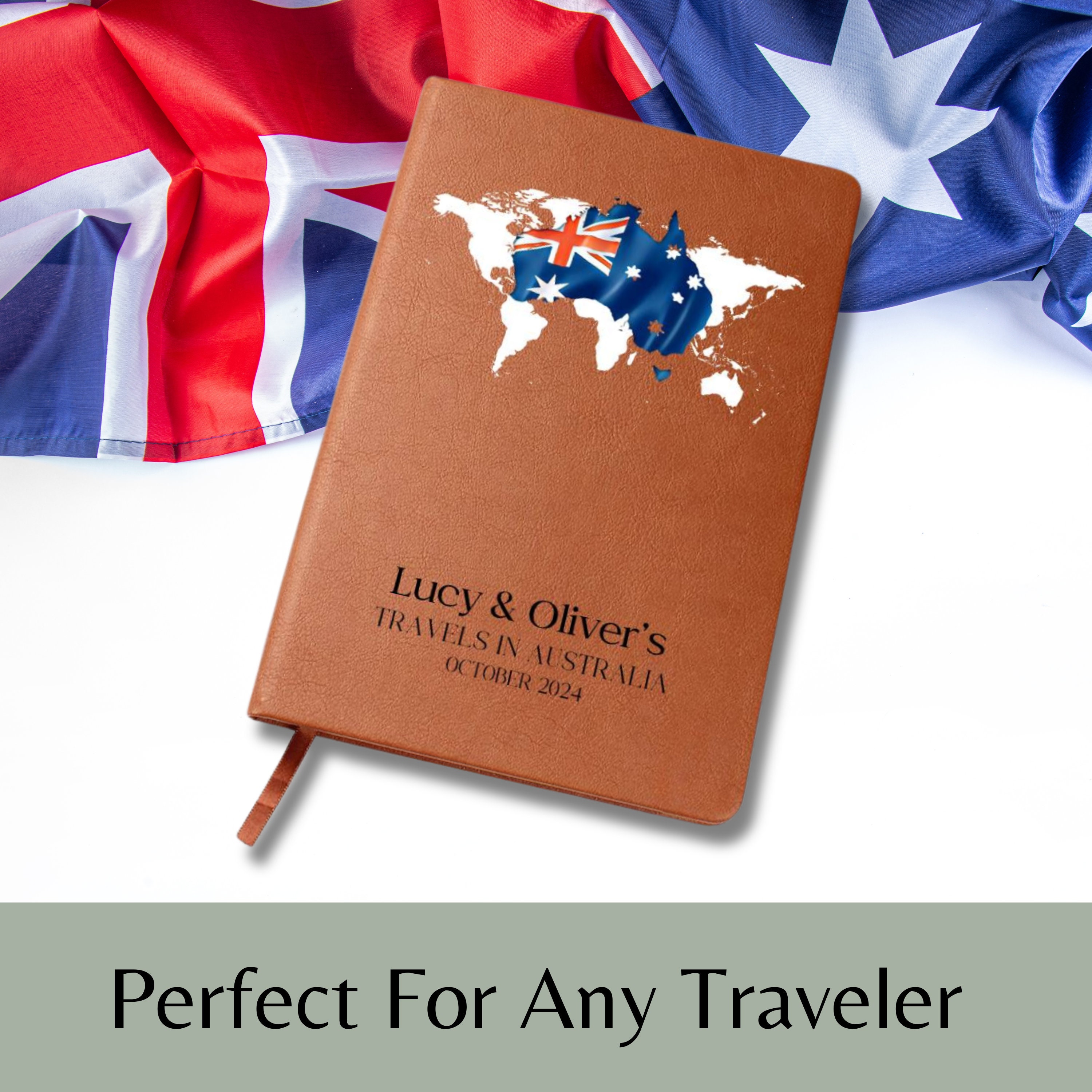 Personalized Leather Travel Journal - Travel Journal for Women ...