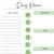 Printable Green Daily Planner, Custom Planner, Daily Calendar, Instant ...