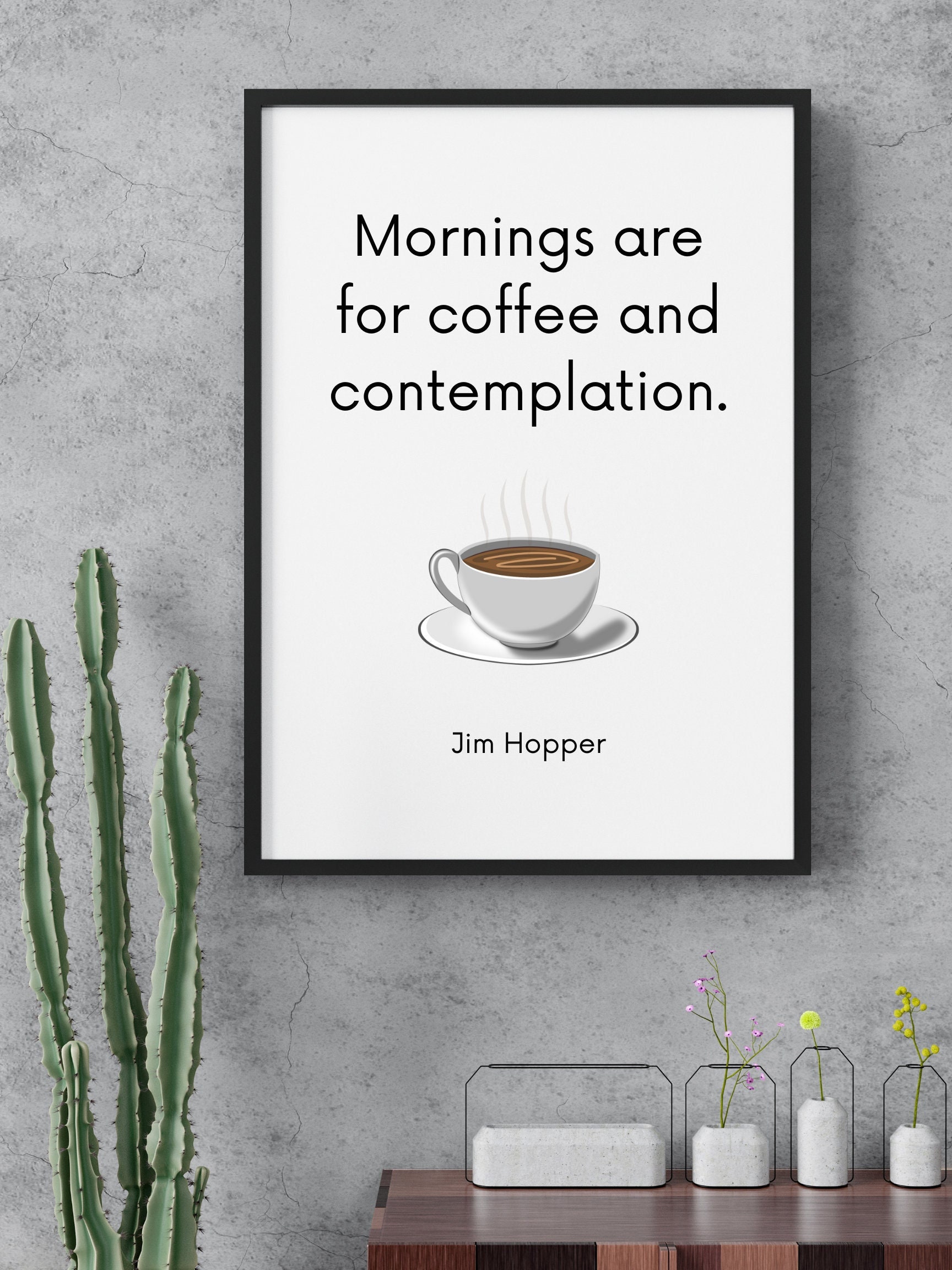 Printable Stranger Things Jim Hopper Quote Poster, Inspirational Poster ...