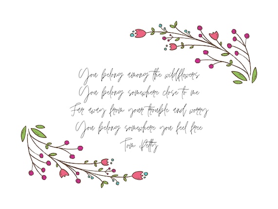 Letras De Tom Petty Wildflowers