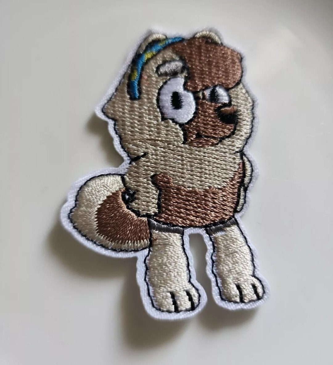 1pce Cartoon Puppy's Bluey's Friends Iron on Embroidery Patch 6.5x4cm ...