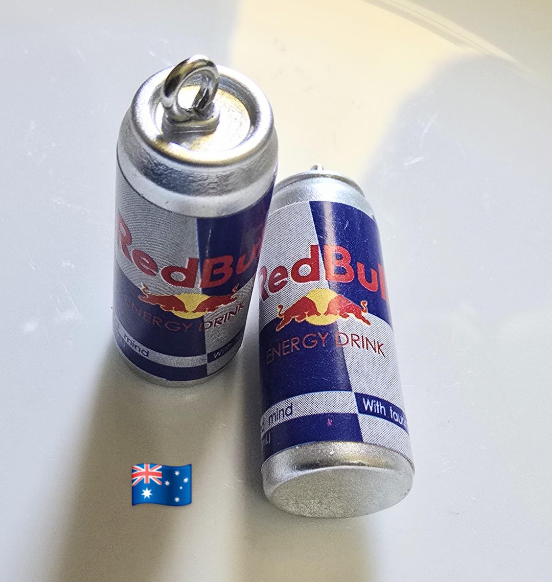2pcs Red Bull Cans Charms Pendants DIY Jewellery 30x10mm - Etsy