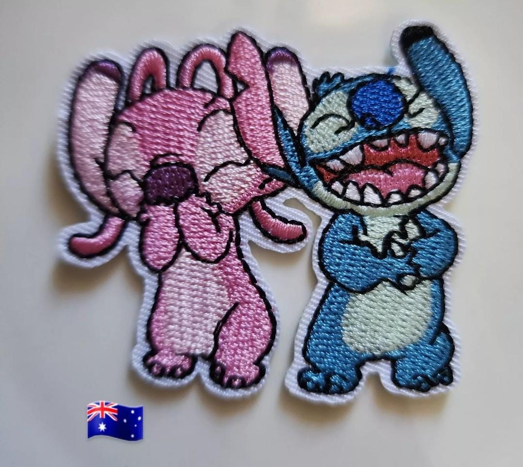 1pcs Lilo & Stitch Iron on Embroidery Patch 6.5x6cm - Etsy