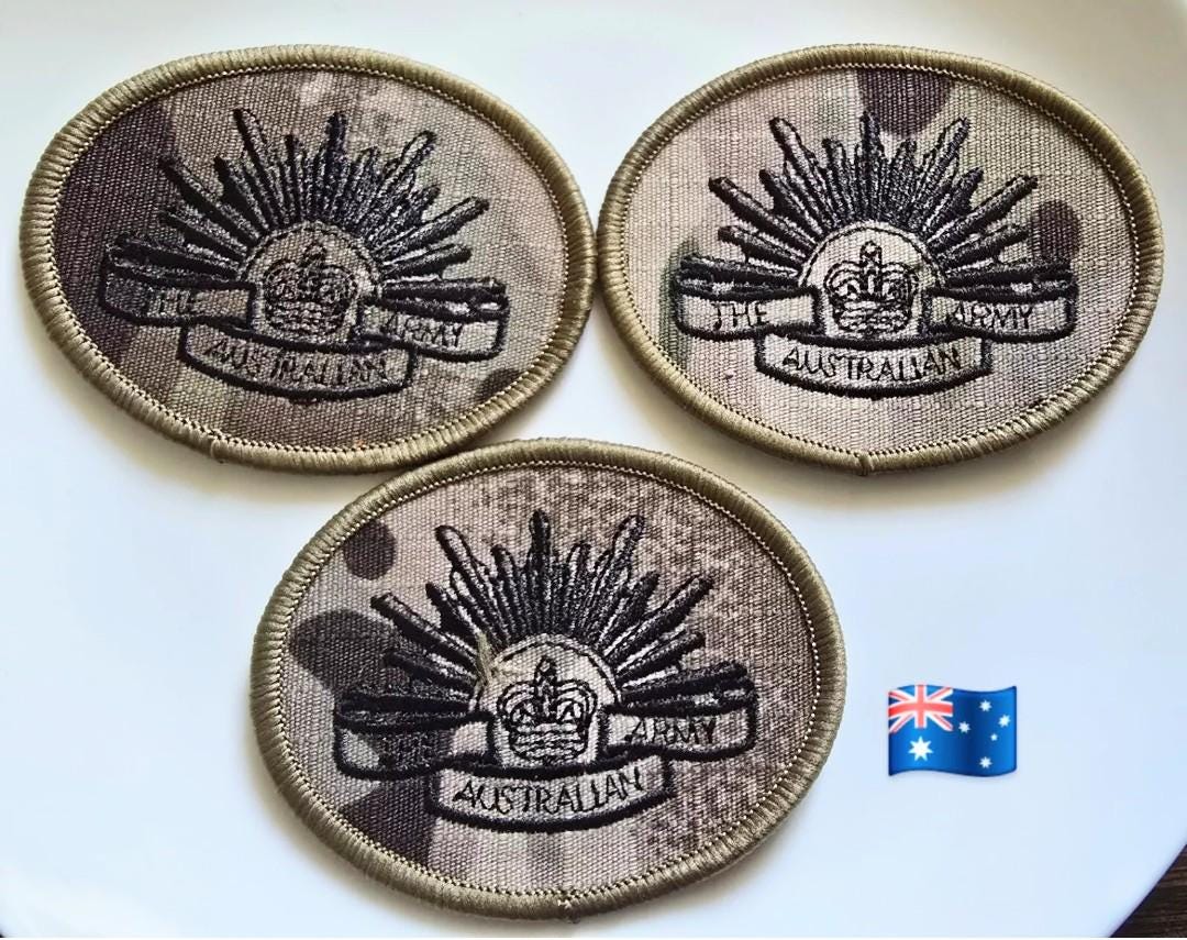 1pcs 6.5x5cm Miltary Australian Army Iron on Embroidery Badge - Etsy
