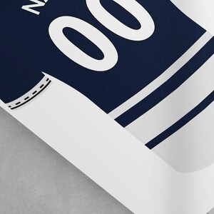 Millwall Football Club 2024/25 Custom Football Shirt Art Print ...