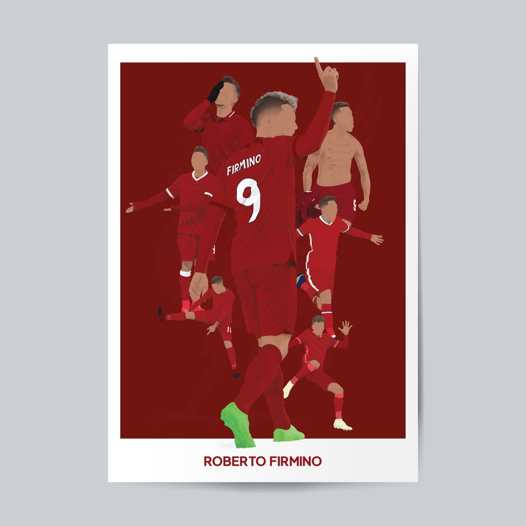 Roberto Firmino Tribute Art Print: Liverpool FC Poster - Etsy