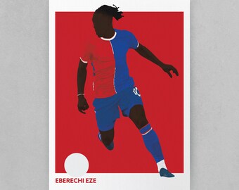 Crystal Palace FC Poster Selhurst Park Stadium A3 A2 A1 Print Zaha ...