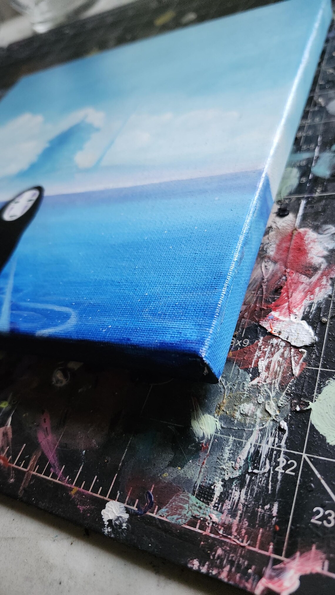 Spirited Away No Face Painting: Studio Ghibli Art on Canvas - Etsy