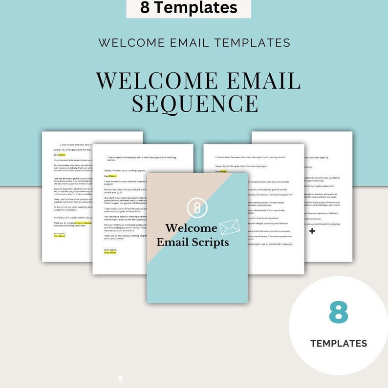 Welcome Email Templates Welcome Email Sequence Welcome Email Scripts ...