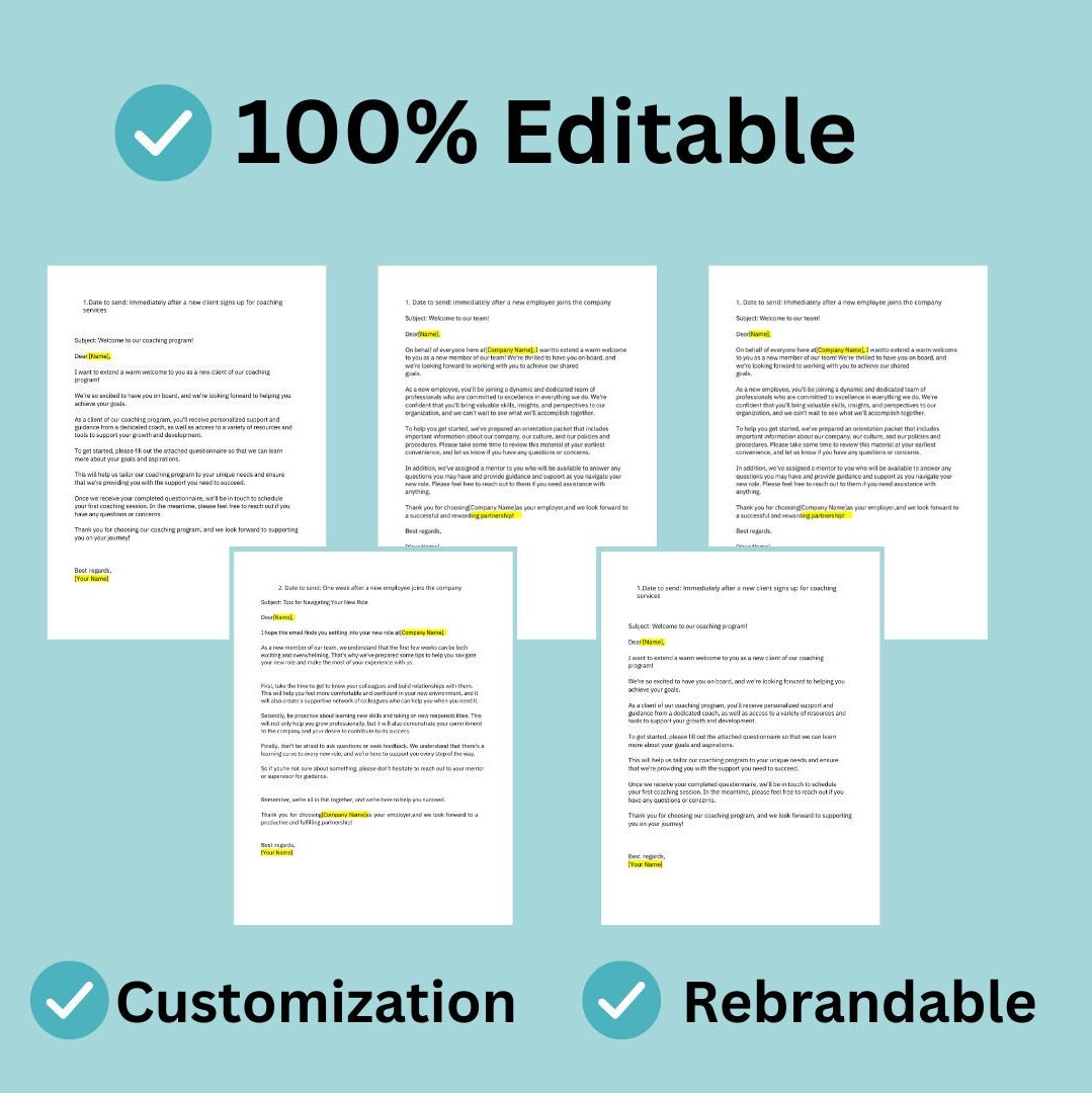 Welcome Email Templates Welcome Email Sequence Welcome Email Scripts ...