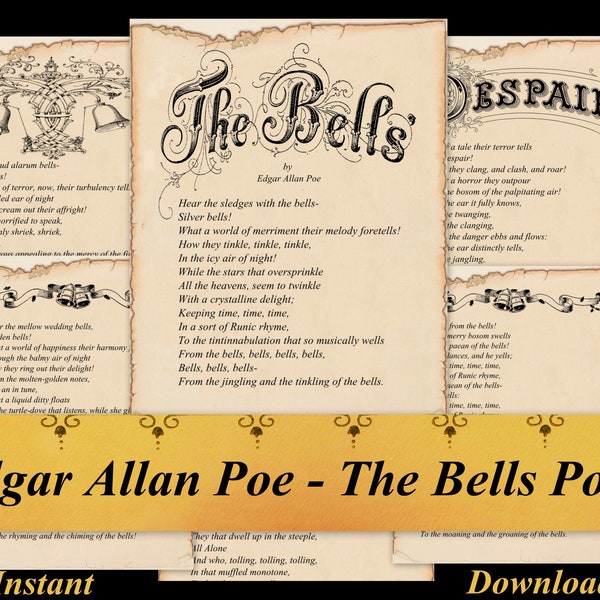 Christmas Bells Poem - Etsy