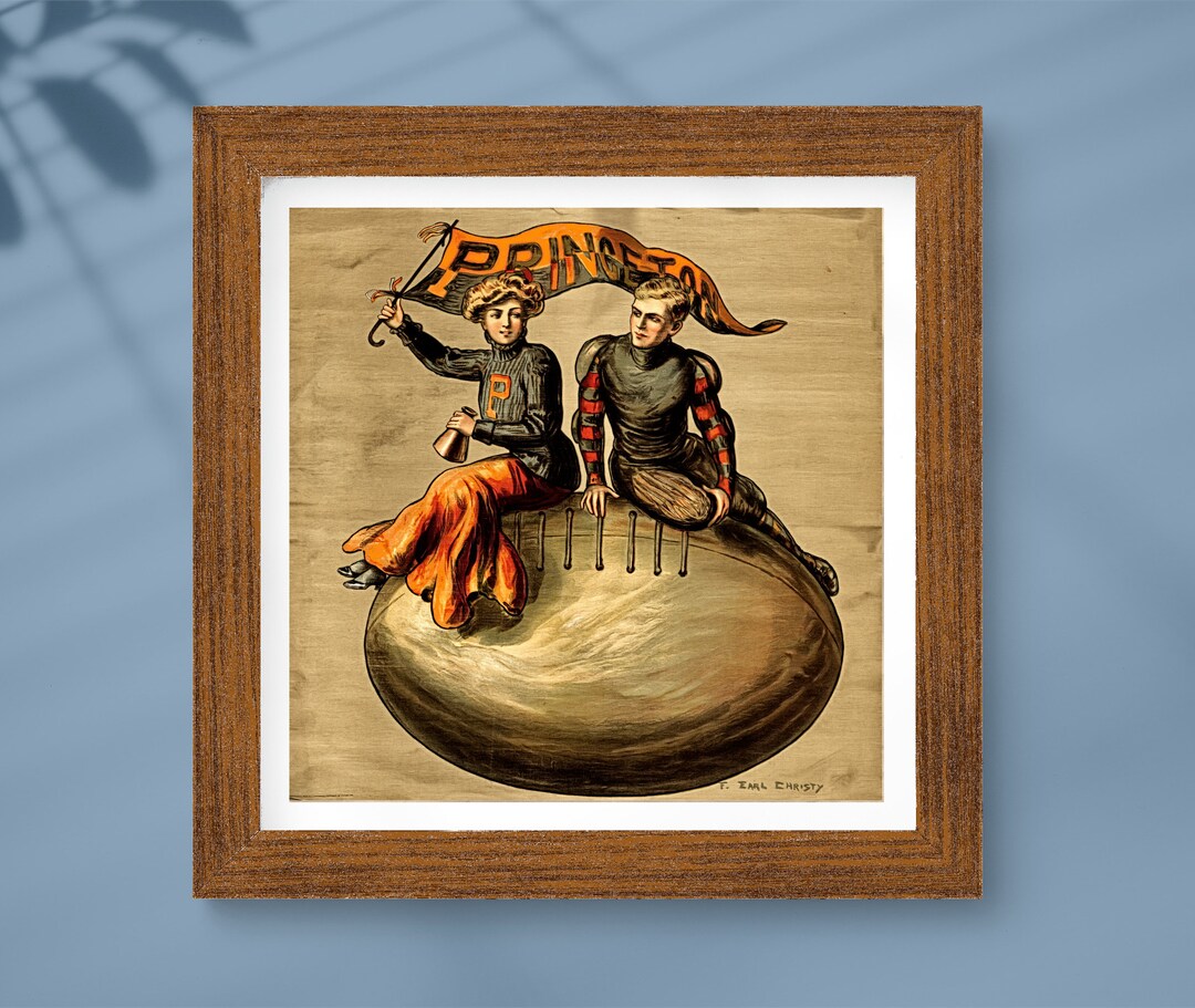 Princeton University Aesthetic Wall Print, Dark Academia Desk Decor ...