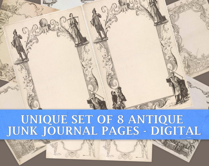 Once Upon a Time Junk Journal-dragon-knight-castle-princess - Etsy