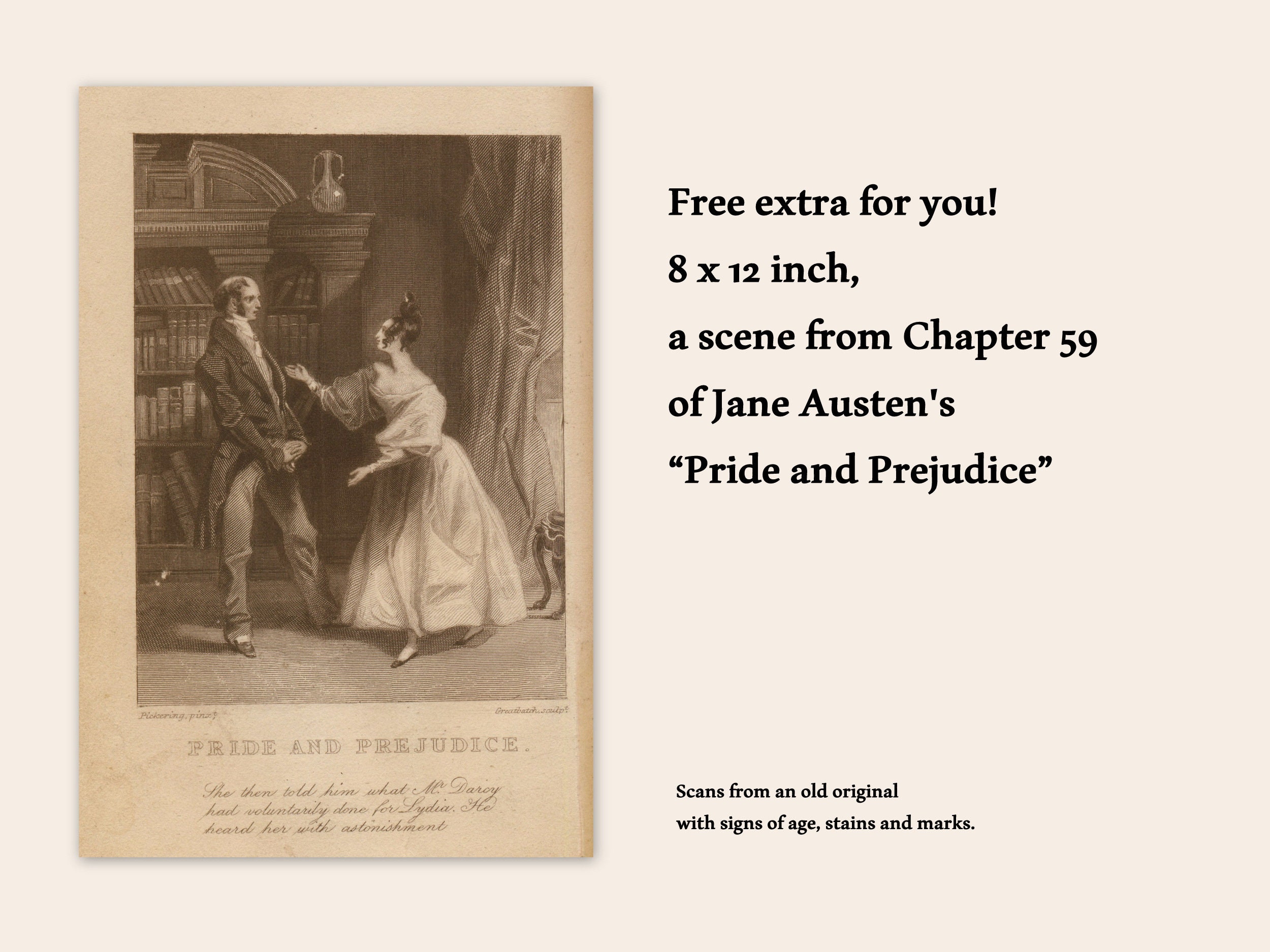 Literary Poster Set Pride and Prejudice 3 Piece Book Wall Art for ...