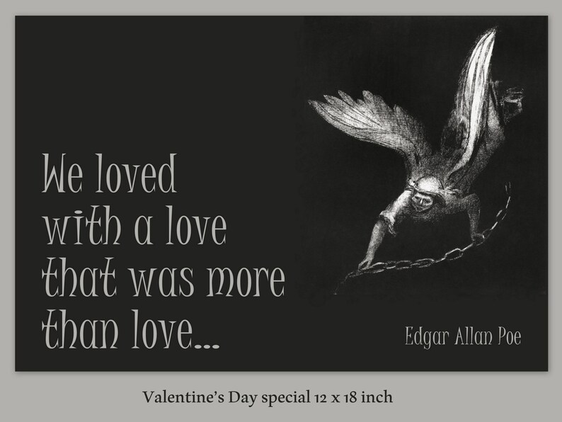 Edgar Allan Poe Gothic Literature Quote Wall Collage Kit Poe - Etsy