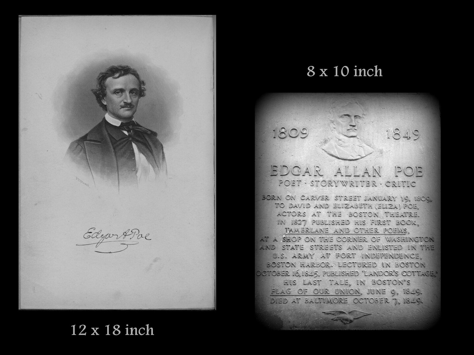 Edgar Allan Poe Gothic Literature Quote Wall Collage Kit Poe - Etsy