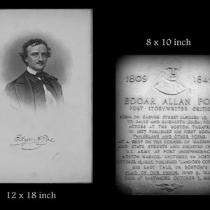 Edgar Allan Poe Gothic Literature Quote Wall Collage Kit, Poe Quote ...