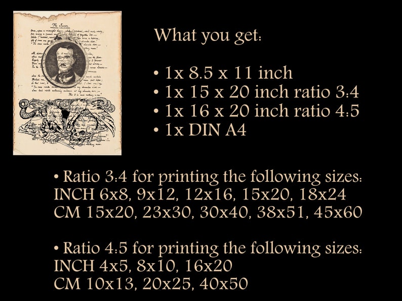 Edgar Allan Poe,the Raven Poem,junk Journal,kit,gothic Poster,nevermore ...