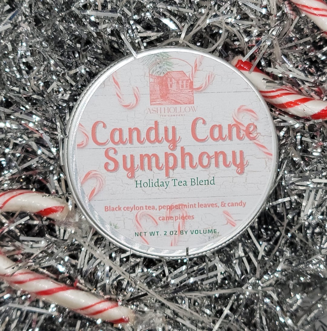 Candy Cane Symphony Loose Leaf Holiday Tea Blend: Hand Blended Tea ...