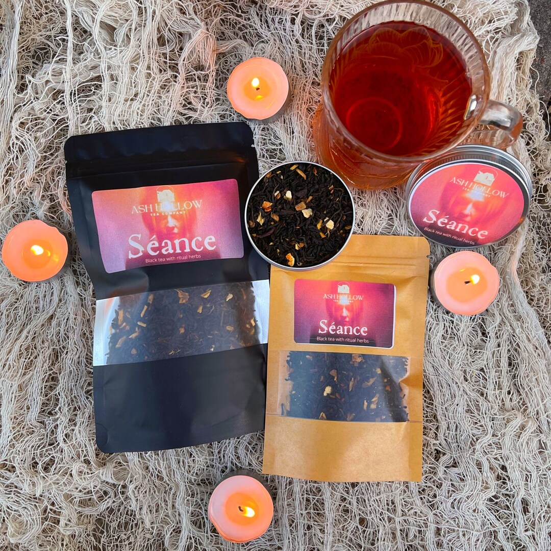 Séance Tea: Organic Tea Blend With Ceylon Black Tea Leaves and Ritual ...