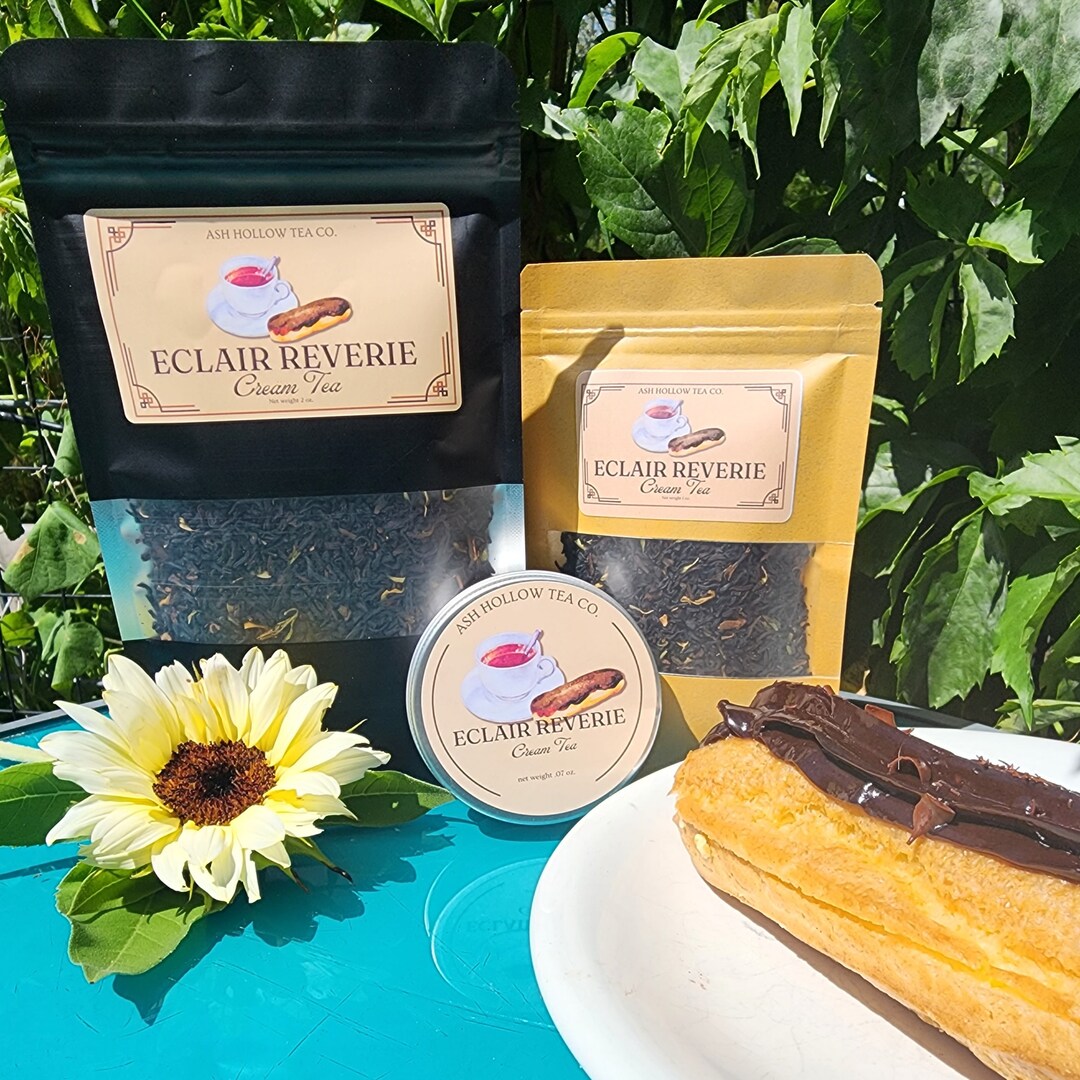 French Vanilla Éclair Cream Tea (organic) - A Guilt-free Eclair in A ...