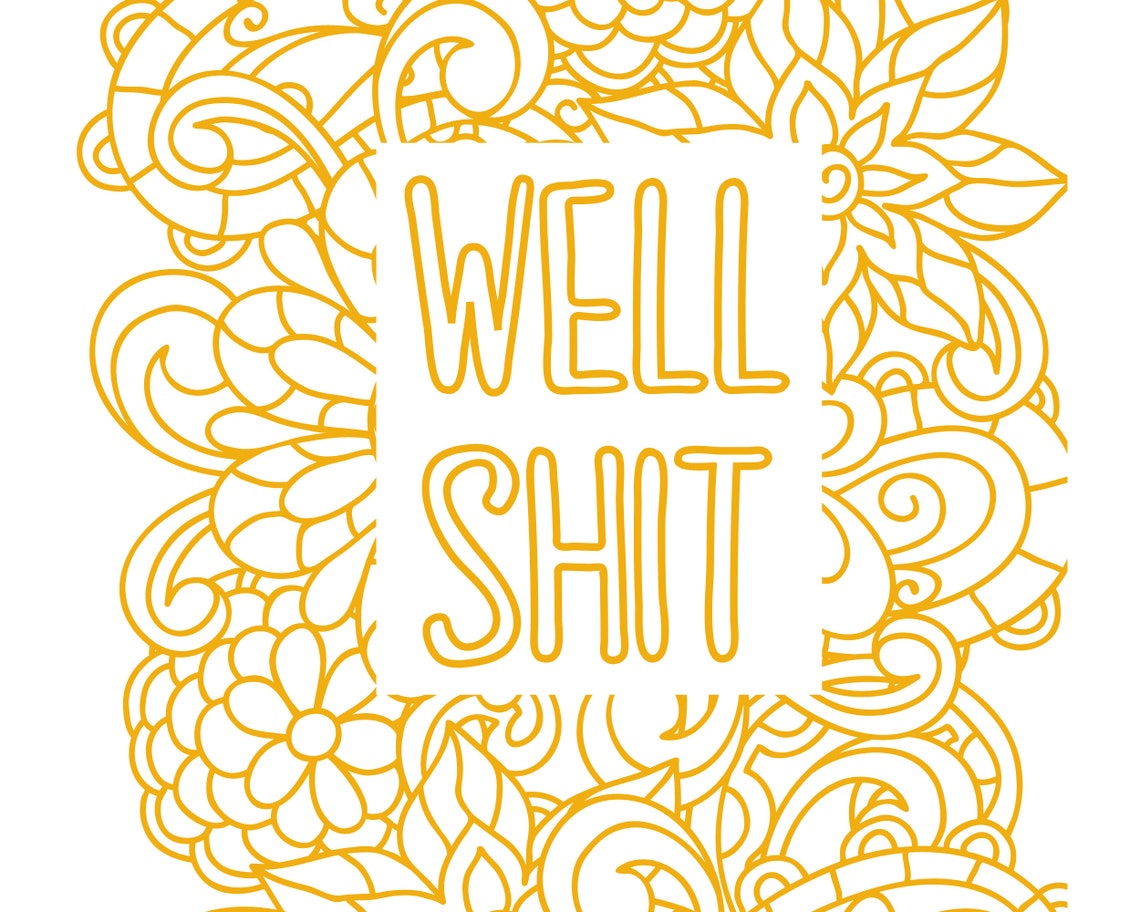 Adult Quotes Coloring Pages - Printable Adult Quotes Coloring Book - 10 ...