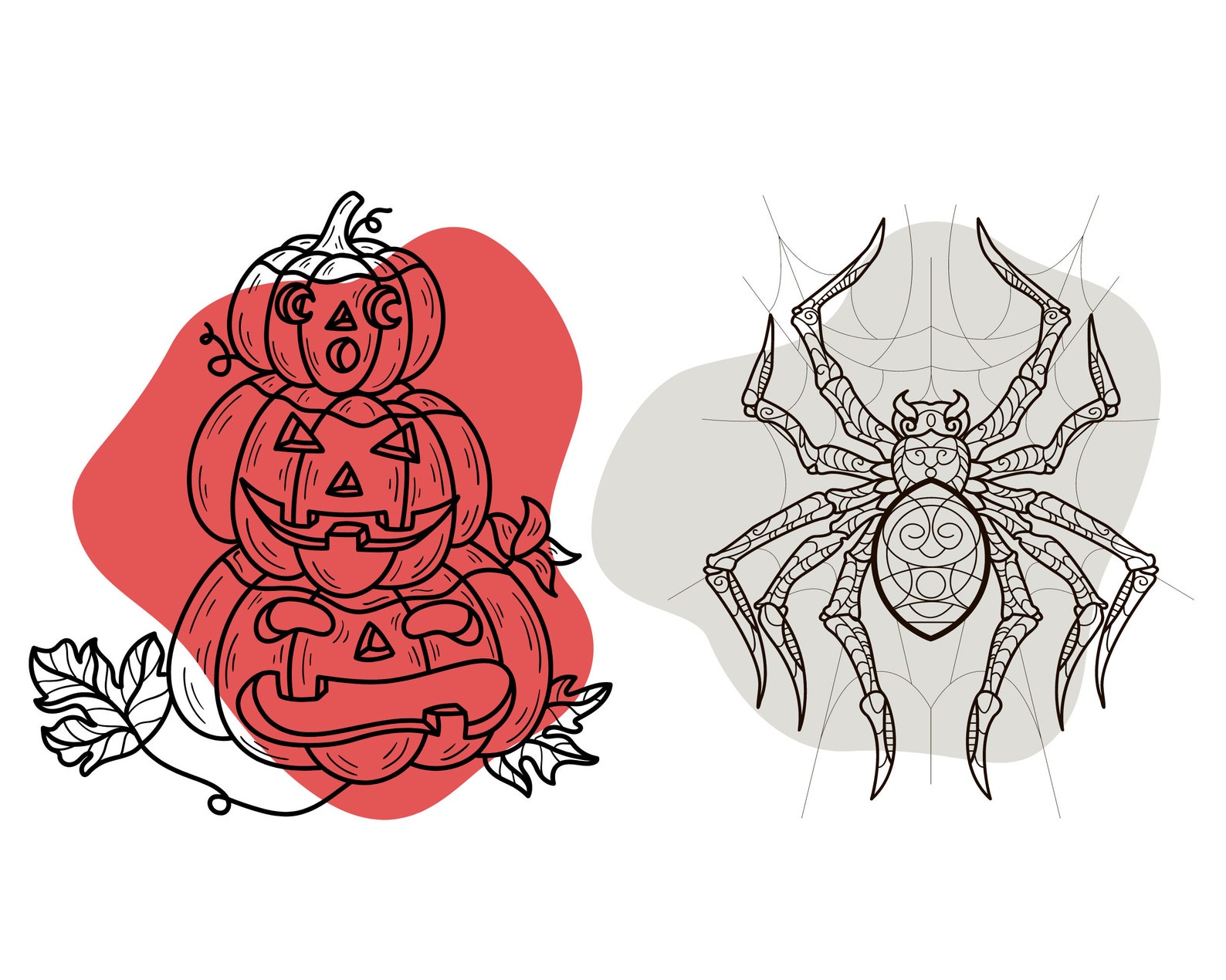 Halloween Coloring Pages Printable Adult Halloween Coloring Book Etsy halloween-coloring-pages-printable-adult-halloween-coloring-book-etsy