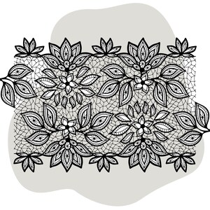 Lace Coloring Pages - Printable Adult Lace Patterns Coloring Book - 20 ...