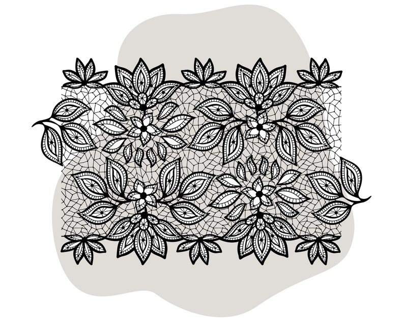 Lace Coloring Pages - Printable Adult Lace Patterns Coloring Book - 20 ...