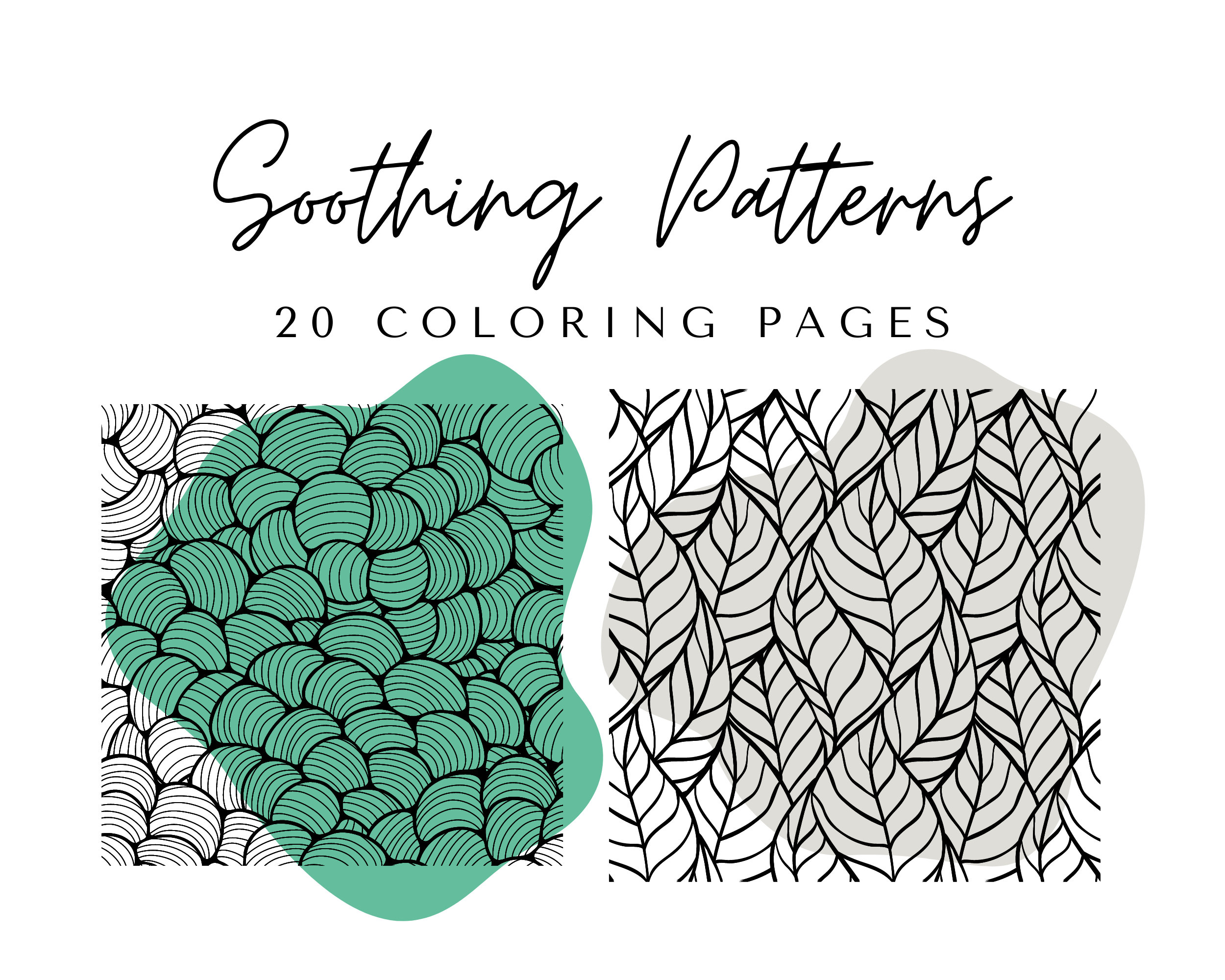 Soothing Patterns Coloring Pages - Printable Adult Patterns Coloring ...