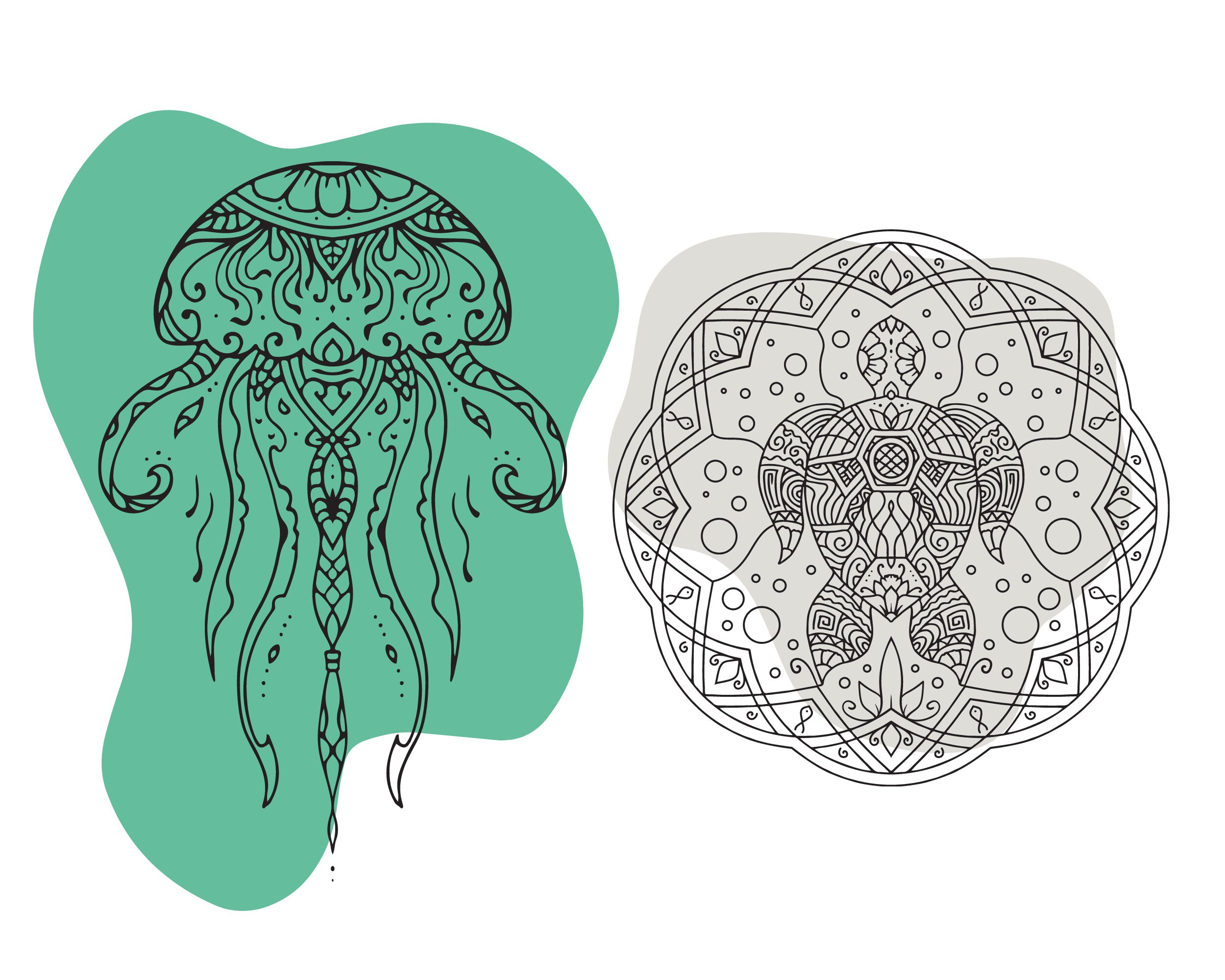 Ocean Coloring Pages - Printable Adult Nautical Coloring Book - 20 ...