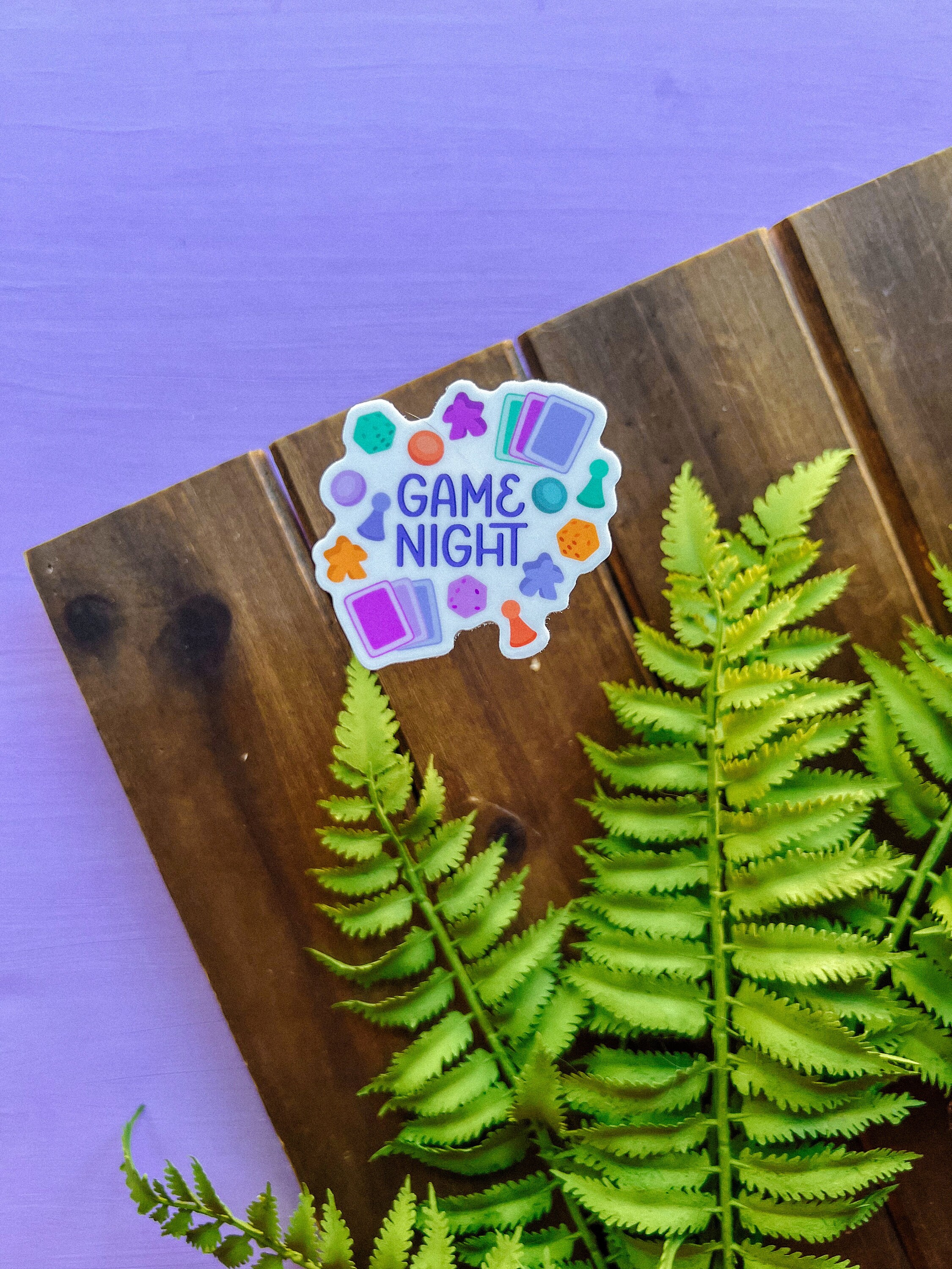 Game Night Sticker | Board Games Accessories | Decal | Funny Gamer ...
