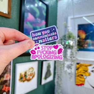 Affirmations Positivity Sticker Pack of 8 Stickers | Little You | Peace ...