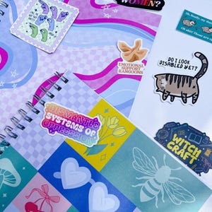 Large Reusable Sticker Book | Cottagecore Coquette Cutsie| Retro ...