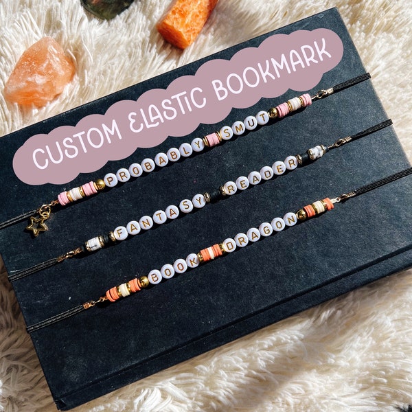 Elastic Bookmark - Etsy