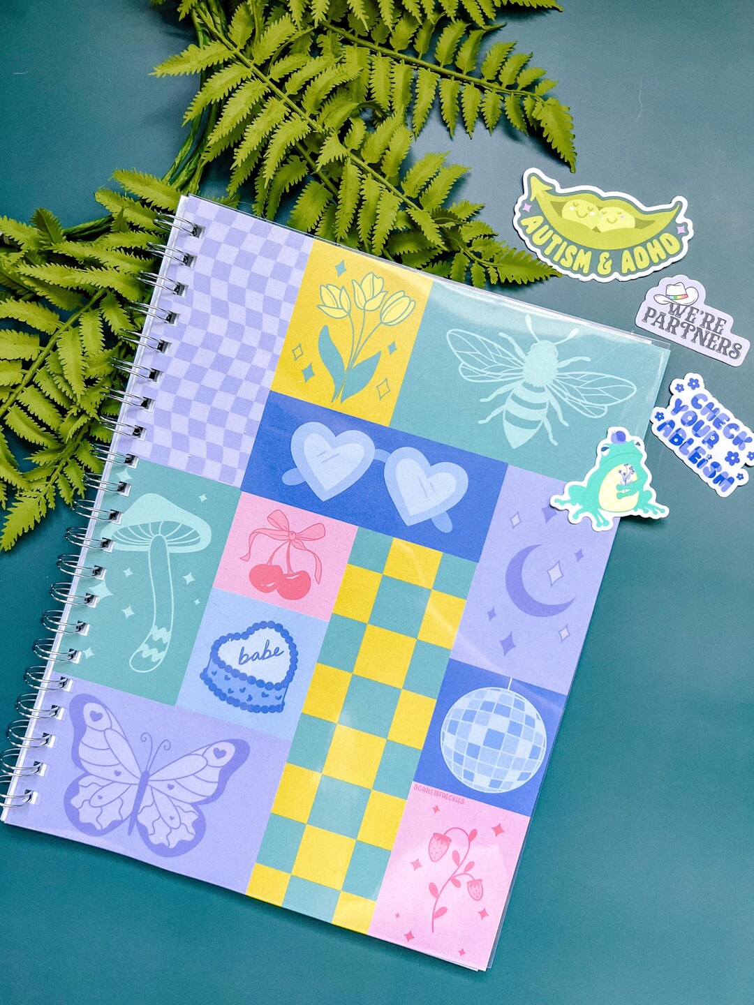 Large Reusable Sticker Book Cottagecore Coquette Cutsie Retro Colorful ...